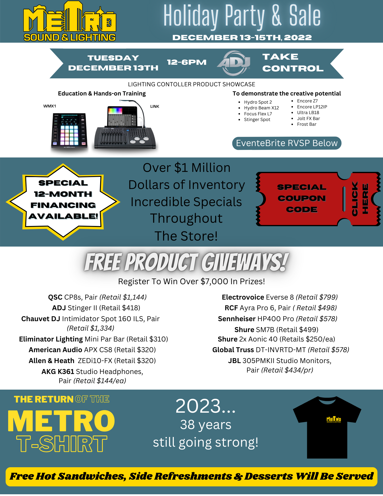 Metro Sound & Lighting | Pro Audio and Lighting - Sales, Service ...